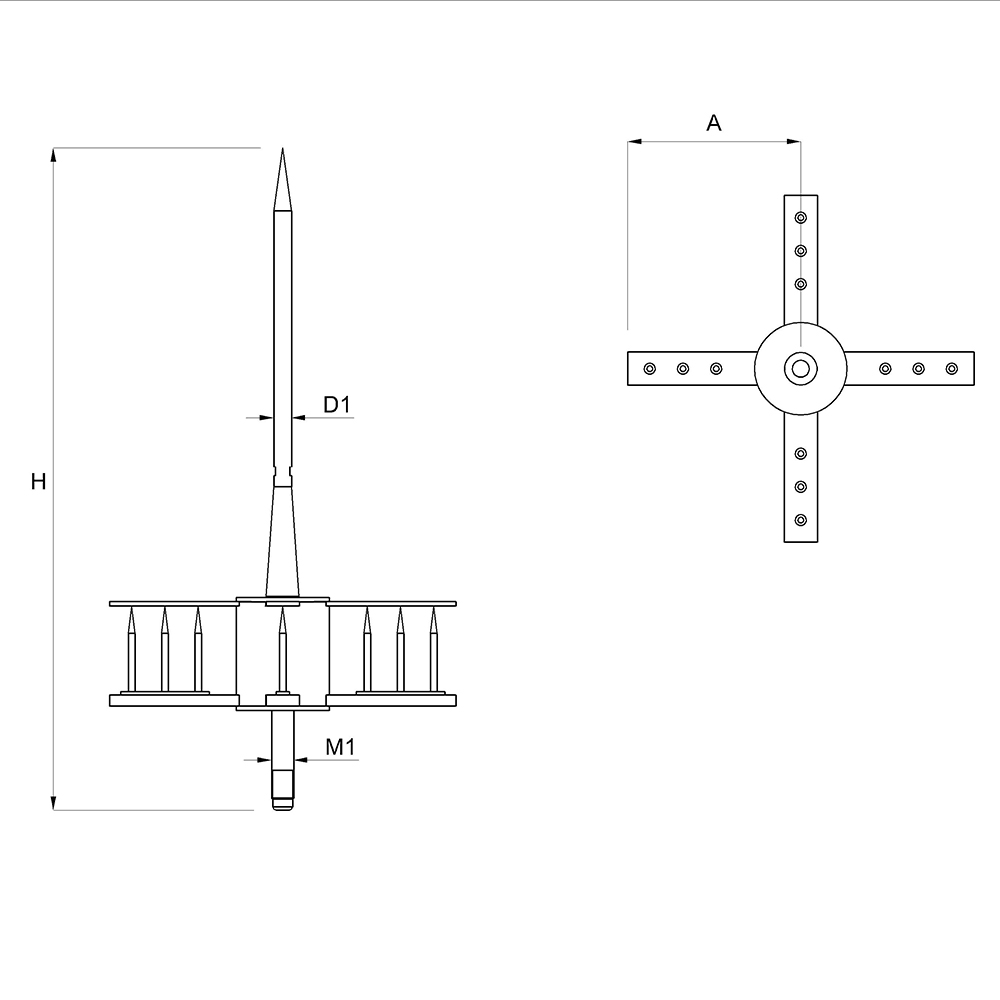 Pararrayos INGESCO PDC 4.3 | INGESCO