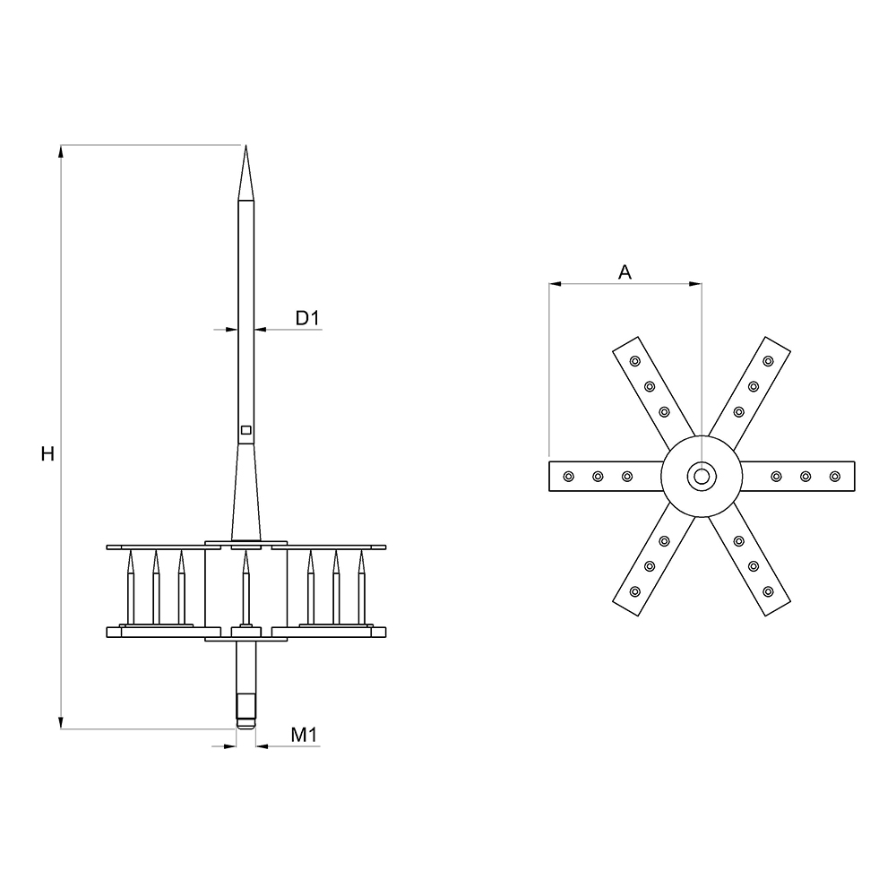 Pararrayos INGESCO PDC 6.3 | INGESCO