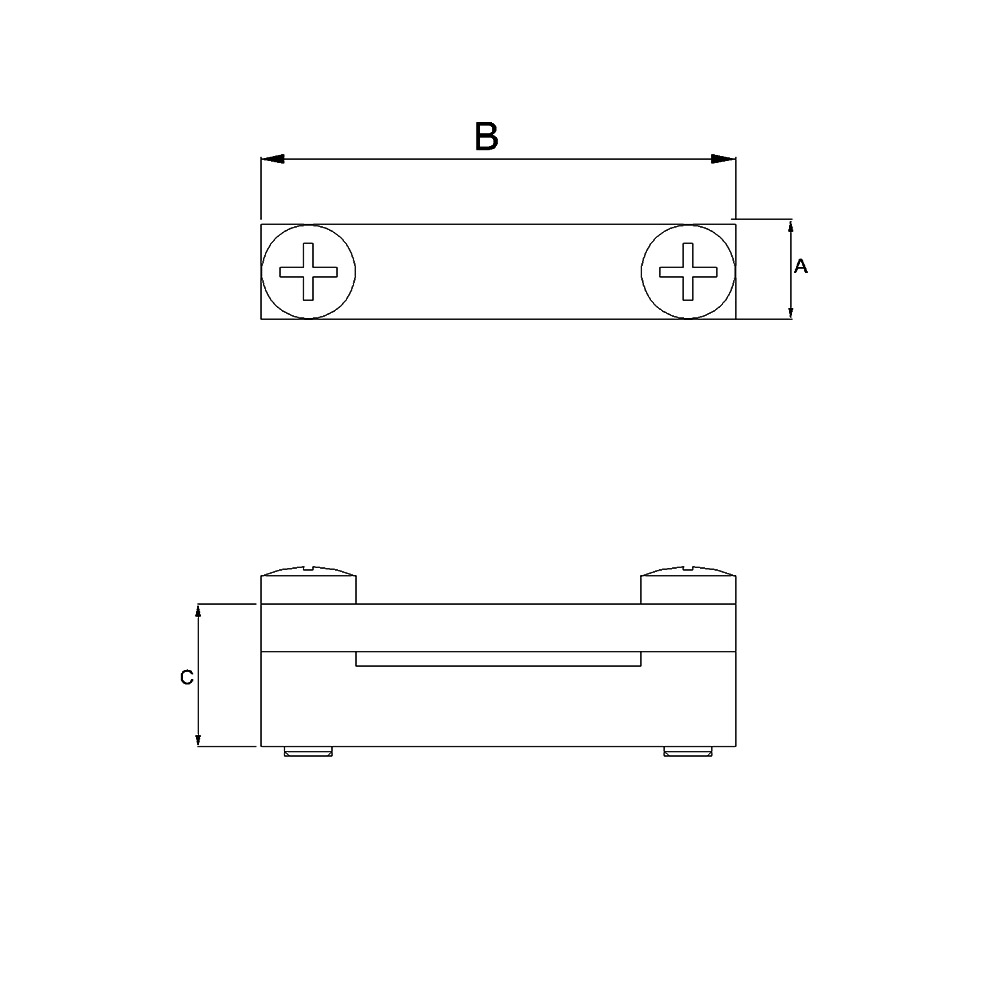 M6 Clamp for 30x2mm tape | INGESCO